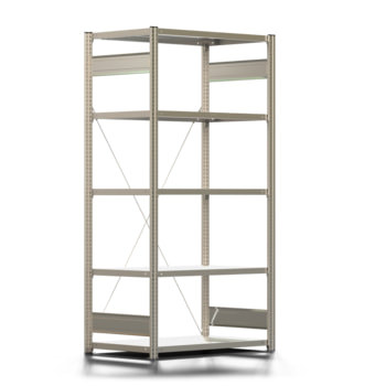 Fachbodenregal mit Tiefenriegel 150 kg 2.000 x 1.005 x 600